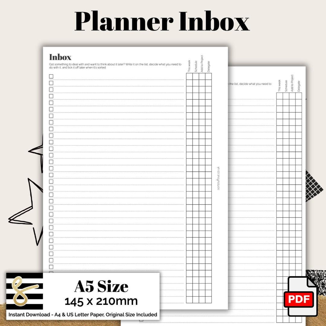 Sort Stuff Out - Planning, Productivity & Printables